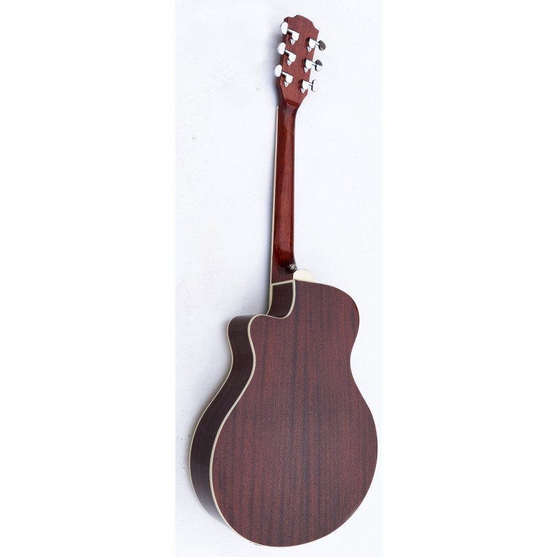 C331.646NMEQ Guitarra Electroacustica Mini Jumbo tipo APX de Sapeli ...